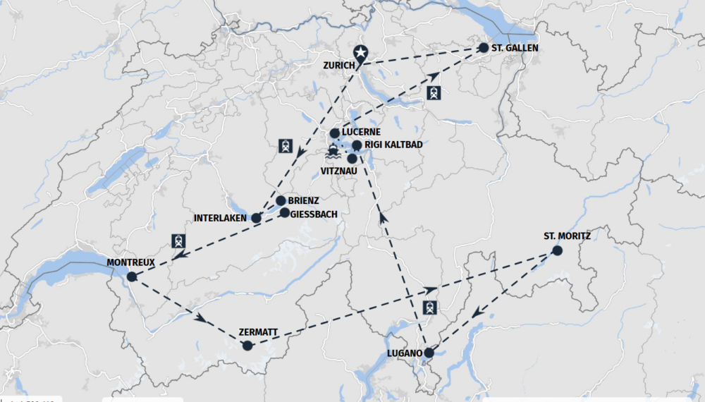14-Day Swiss Alps | Magnificent Rail